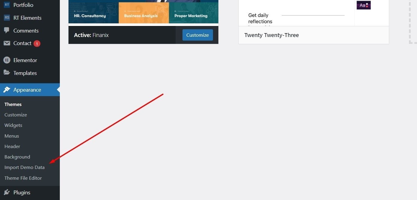 Importing Demo Content – WordPress Themes & Plugin